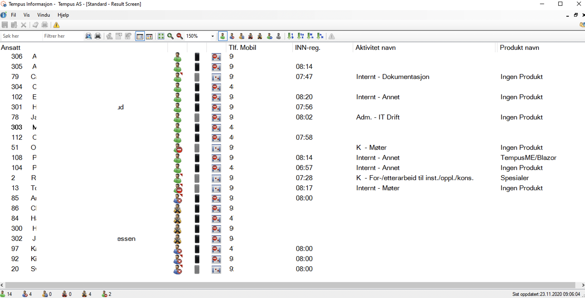 Informasjonsmodulen - Infobric Time